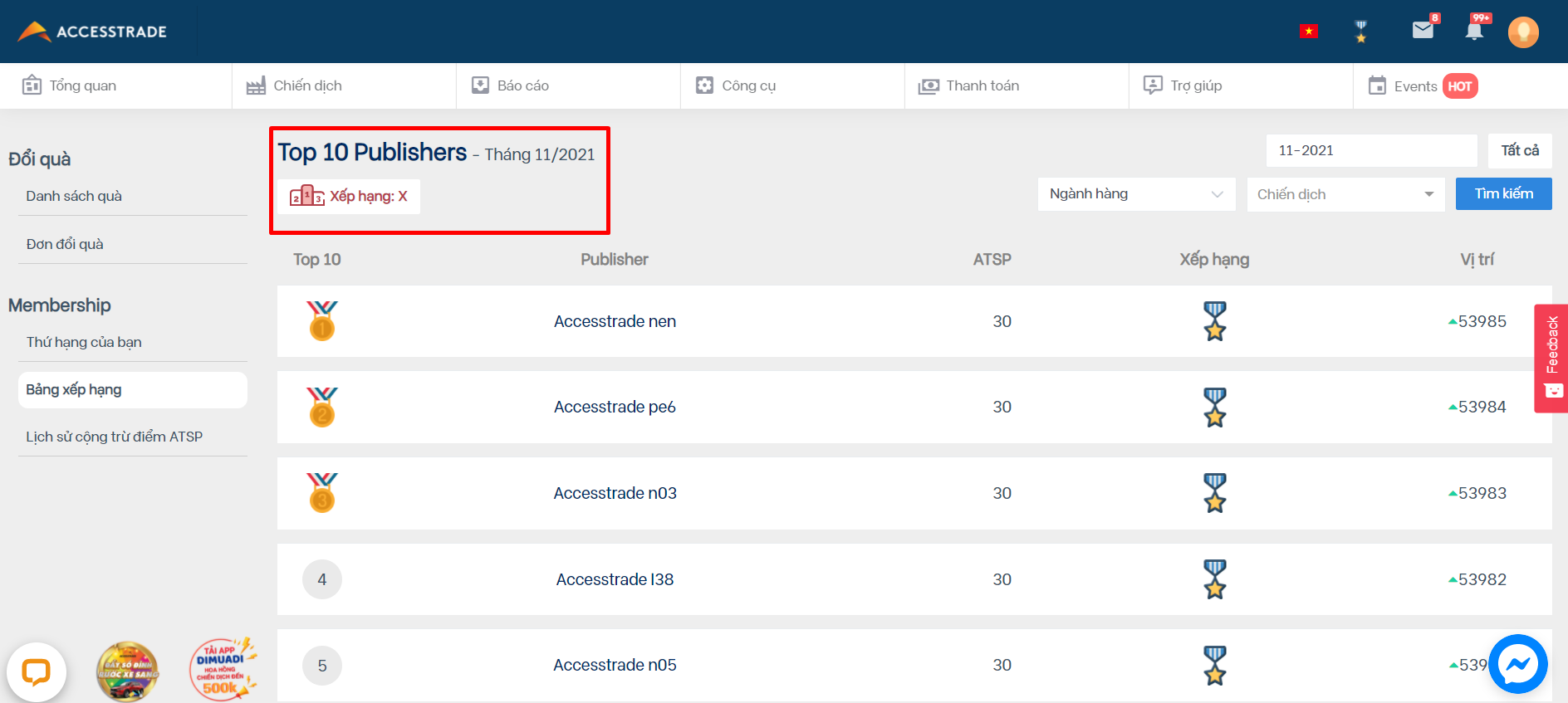 ATSP - Accesstrade Super Point - Trung tâm trợ giúp ACCESSTRADE IQTrung ...
